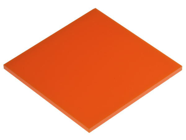 Solid Neon Orange Acrylic includes laser cutting, material & shipping ...